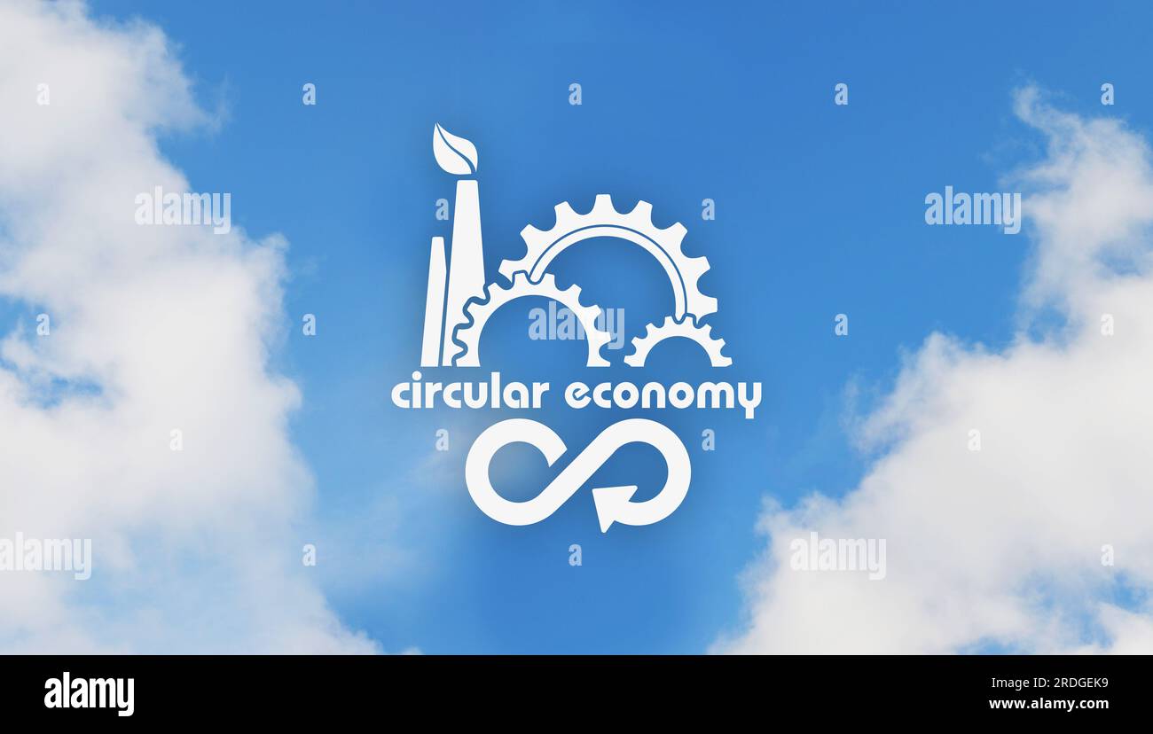 circular economy icons Stock Photo - Alamy