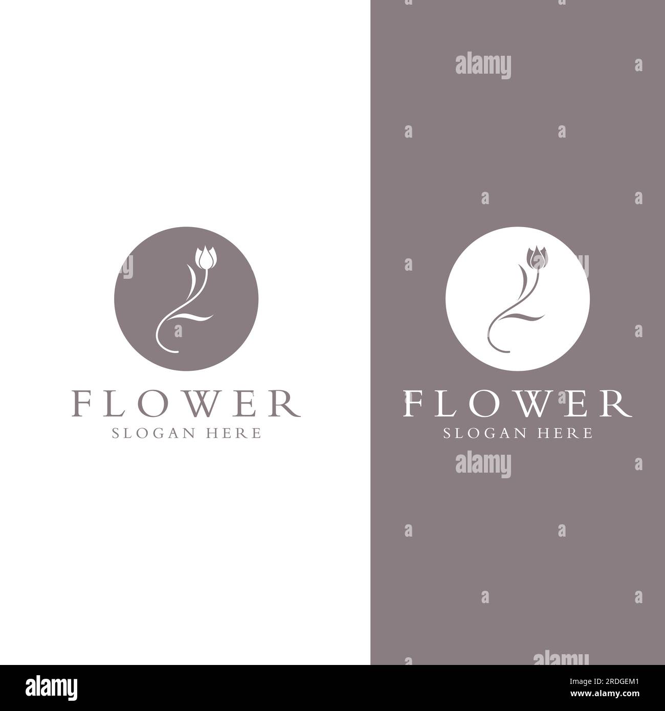 Logos of flowers, roses, lotus flowers, and other types of flowers. By ...