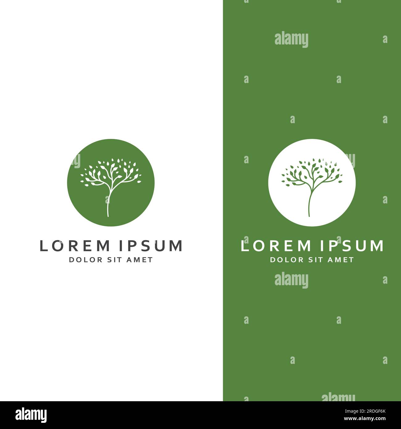 Living tree logo design, using vector concept Stock Vector Image & Art ...