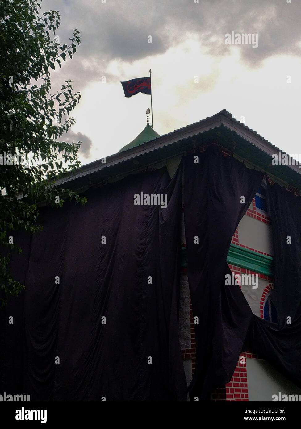 A view of imam bada from outside hassanabad rainawari on 2 Muharram ul ...