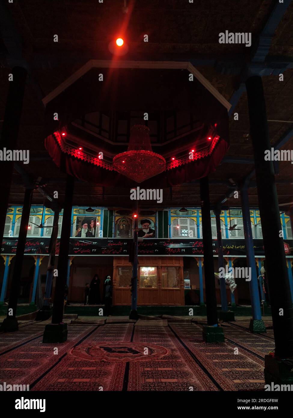 A interior view of imam bada hassanabad rainawari on 2 Muharram ul ...