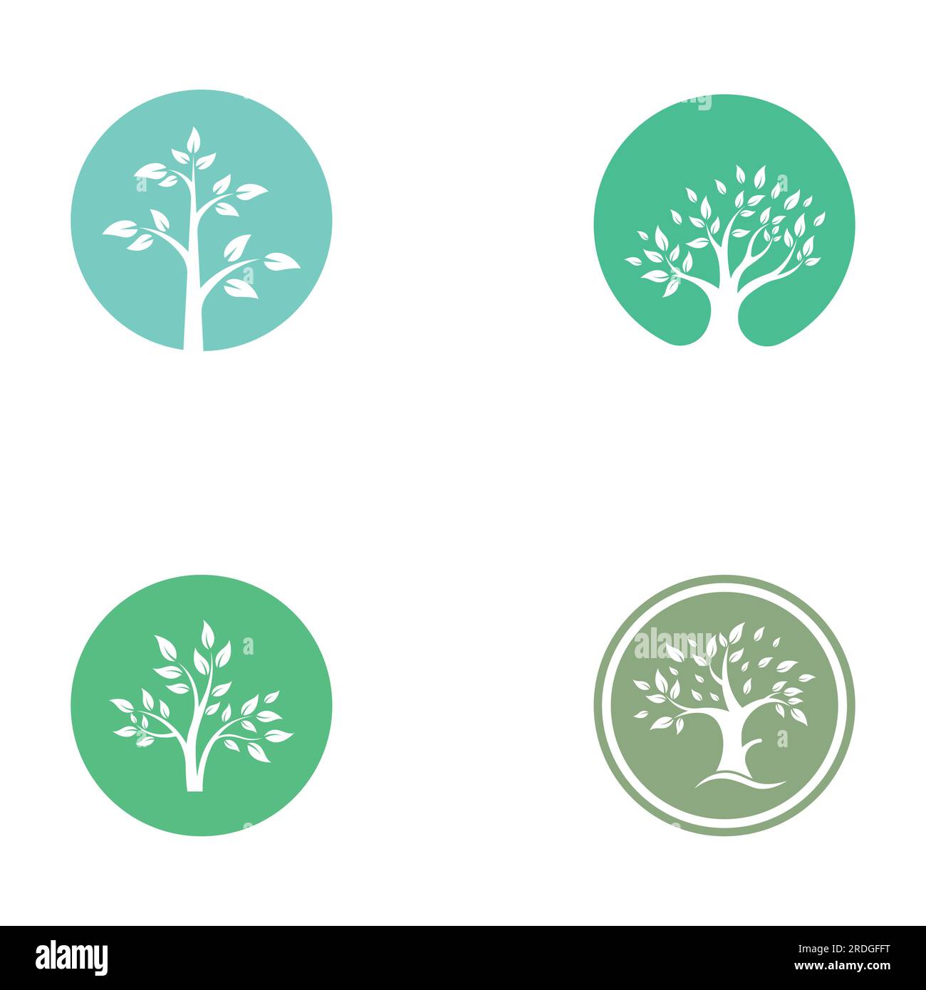 Living tree logo design, using vector concept Stock Vector Image & Art ...