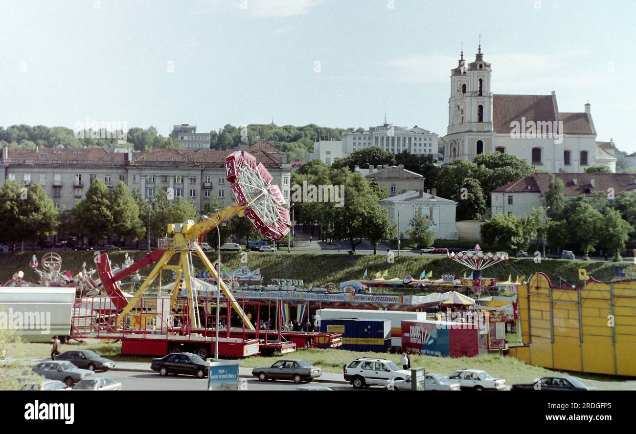Extreme attraction in Vilnius Stock Photo - Alamy