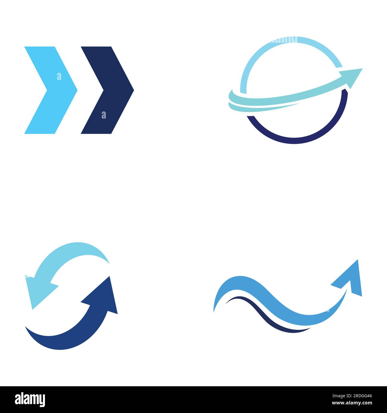 Logistics company vector logo, arrow icon logo, fast digital delivery ...