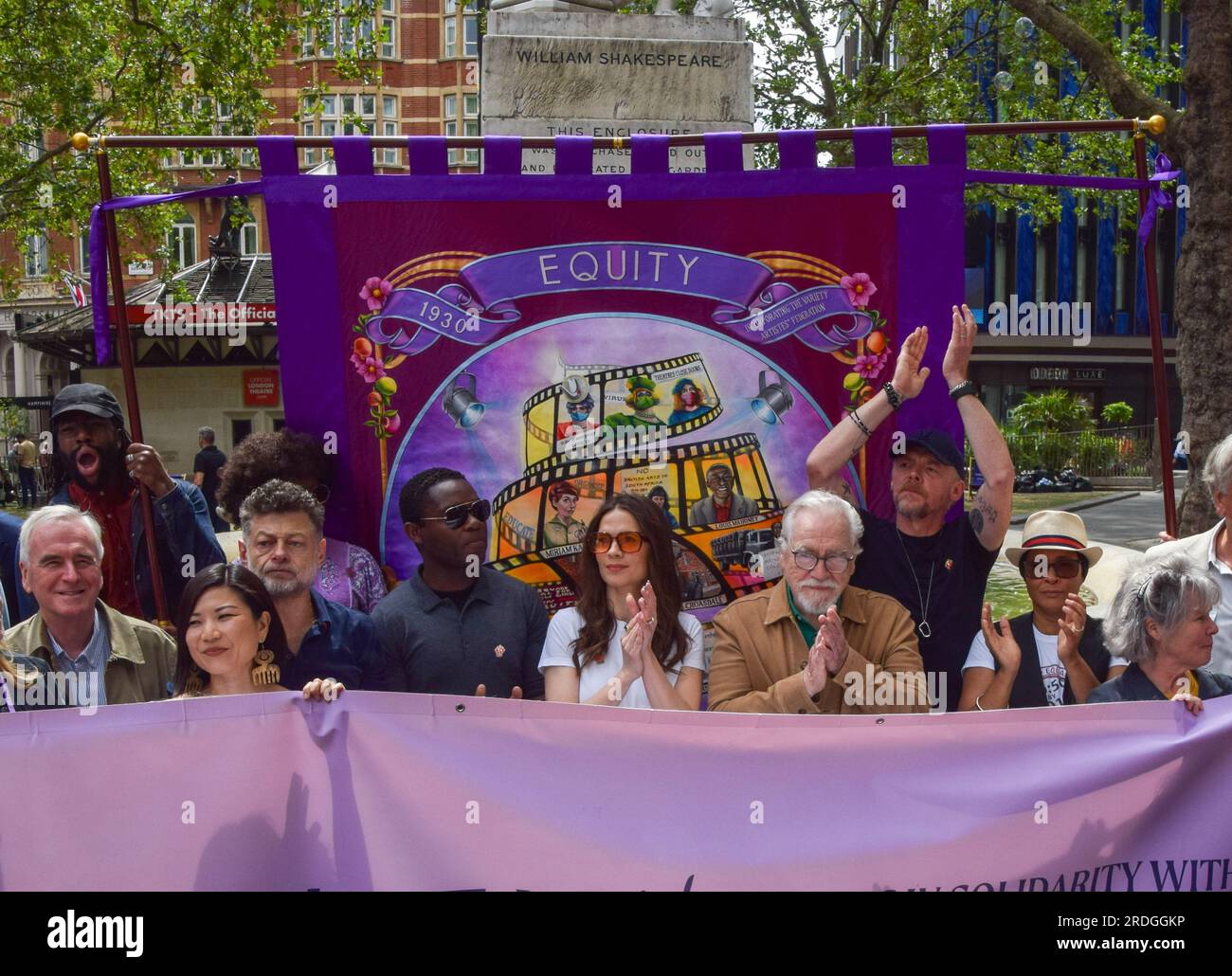 London, UK. 21st July 2023. Actors Andy Serkis, David Oyelowo, Hayley ...