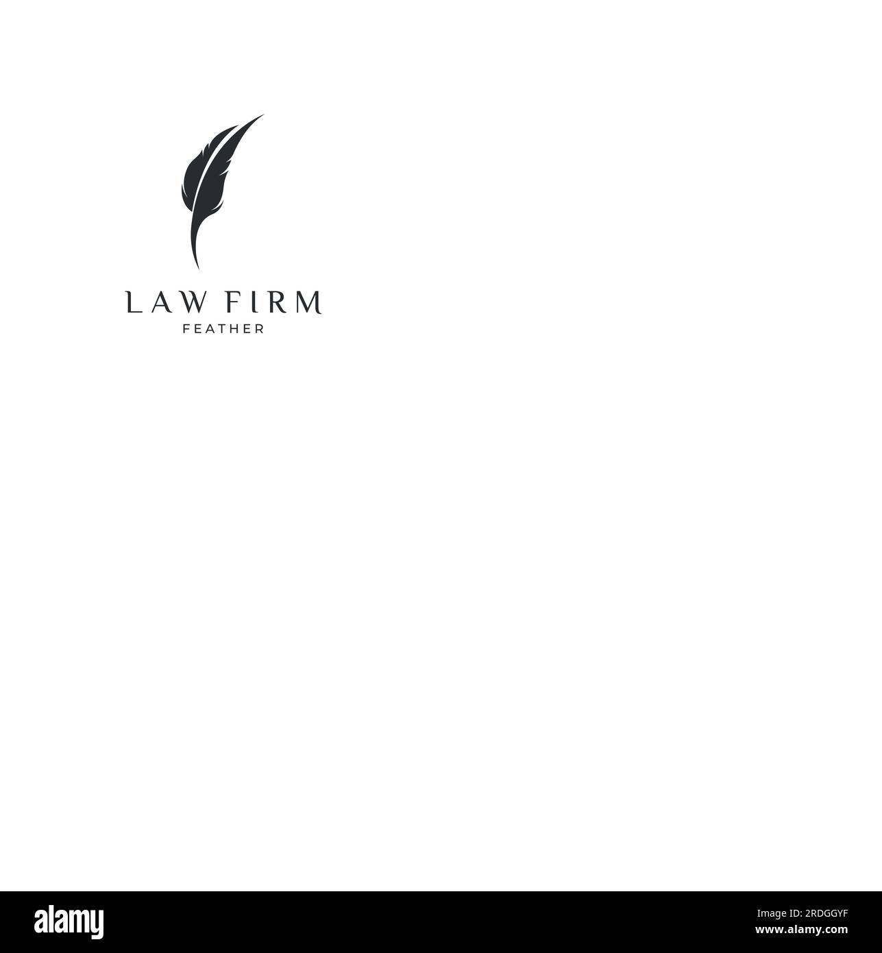 Feather logo, feather pen logo and law firm feather logo vector design ...