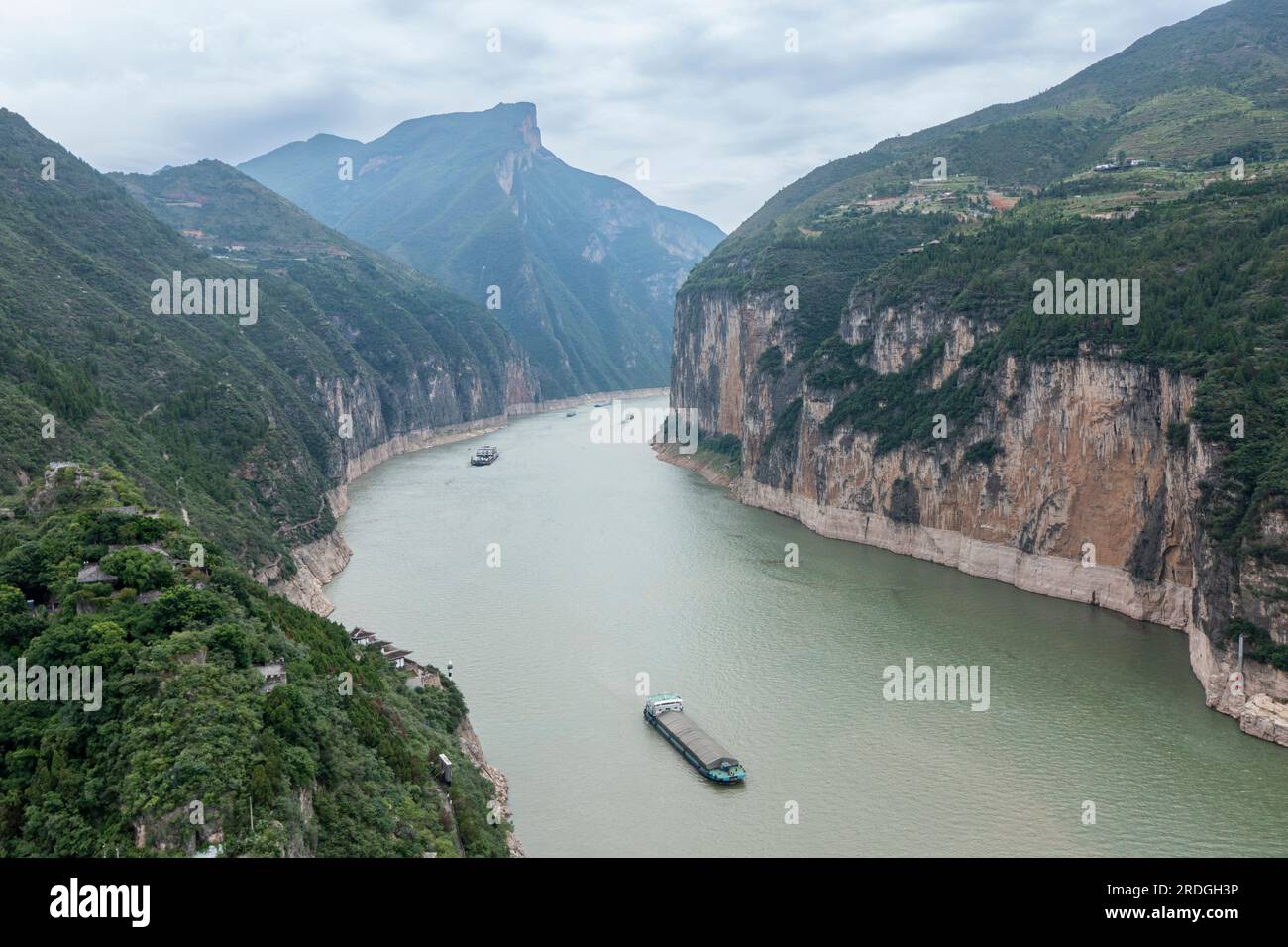 Chongqing. 1st July, 2023. This aerial photo taken on July 1, 2023 ...