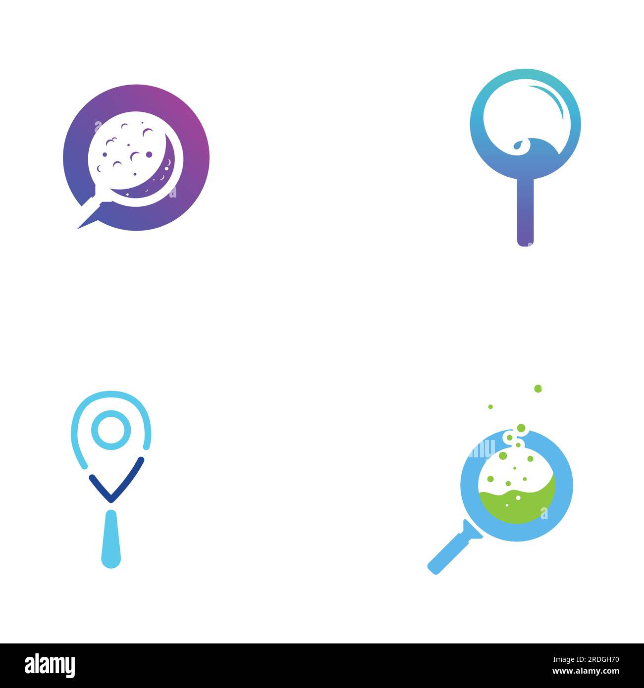 Logo search or find, logo search by combination, lab, moon, location ...
