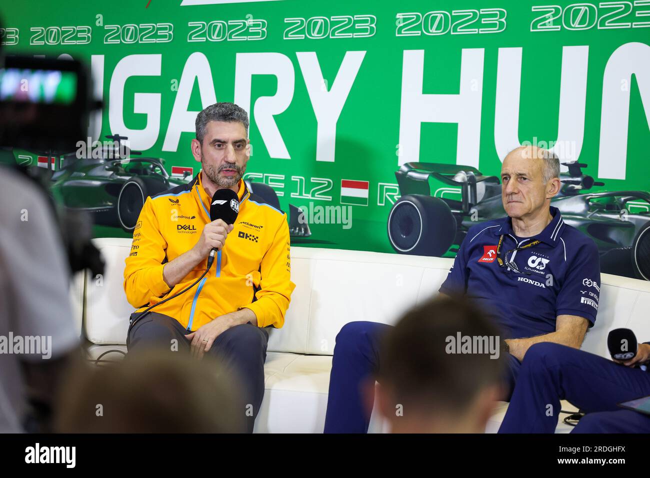 SZAFNAUER Otmar, Team Principal of Alpine F1 Team, STELLA Andrea (ita), Team Principal of ...