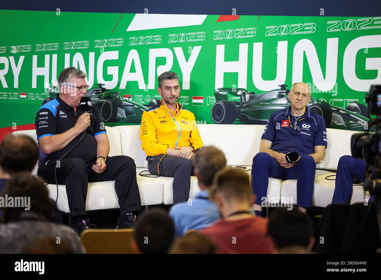 SZAFNAUER Otmar, Team Principal of Alpine F1 Team, STELLA Andrea (ita), Team Principal of ...