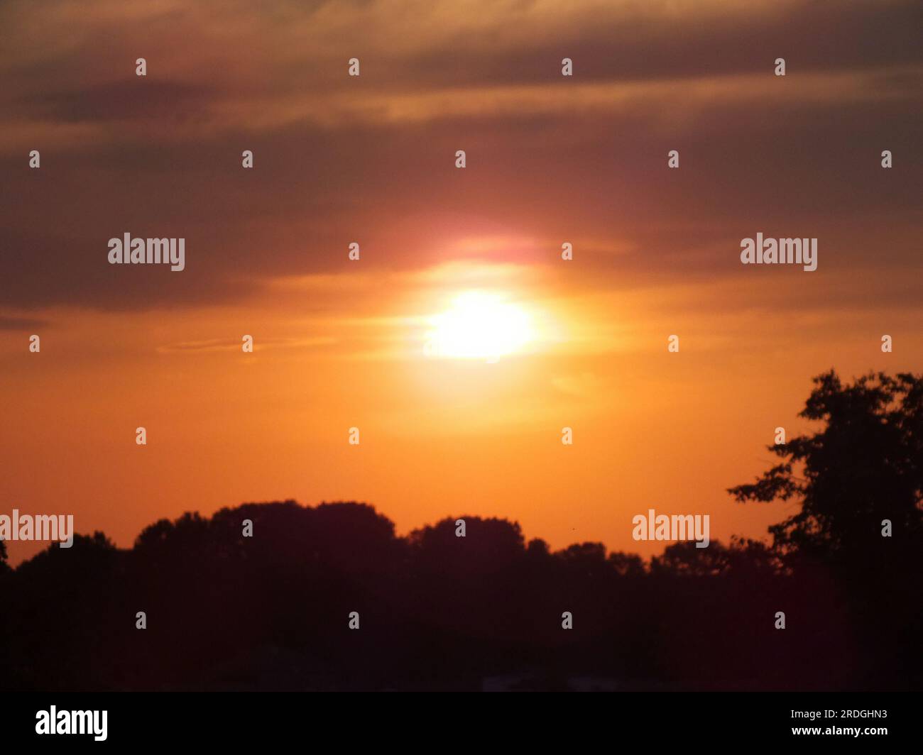 Hot weather in Riga. Clouds before a thunderstorm and a downpour Stock ...