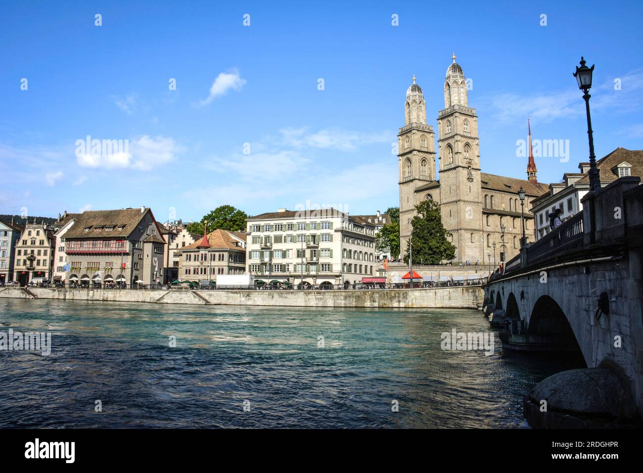 Famous green water river limmat hi-res stock photography and images - Alamy
