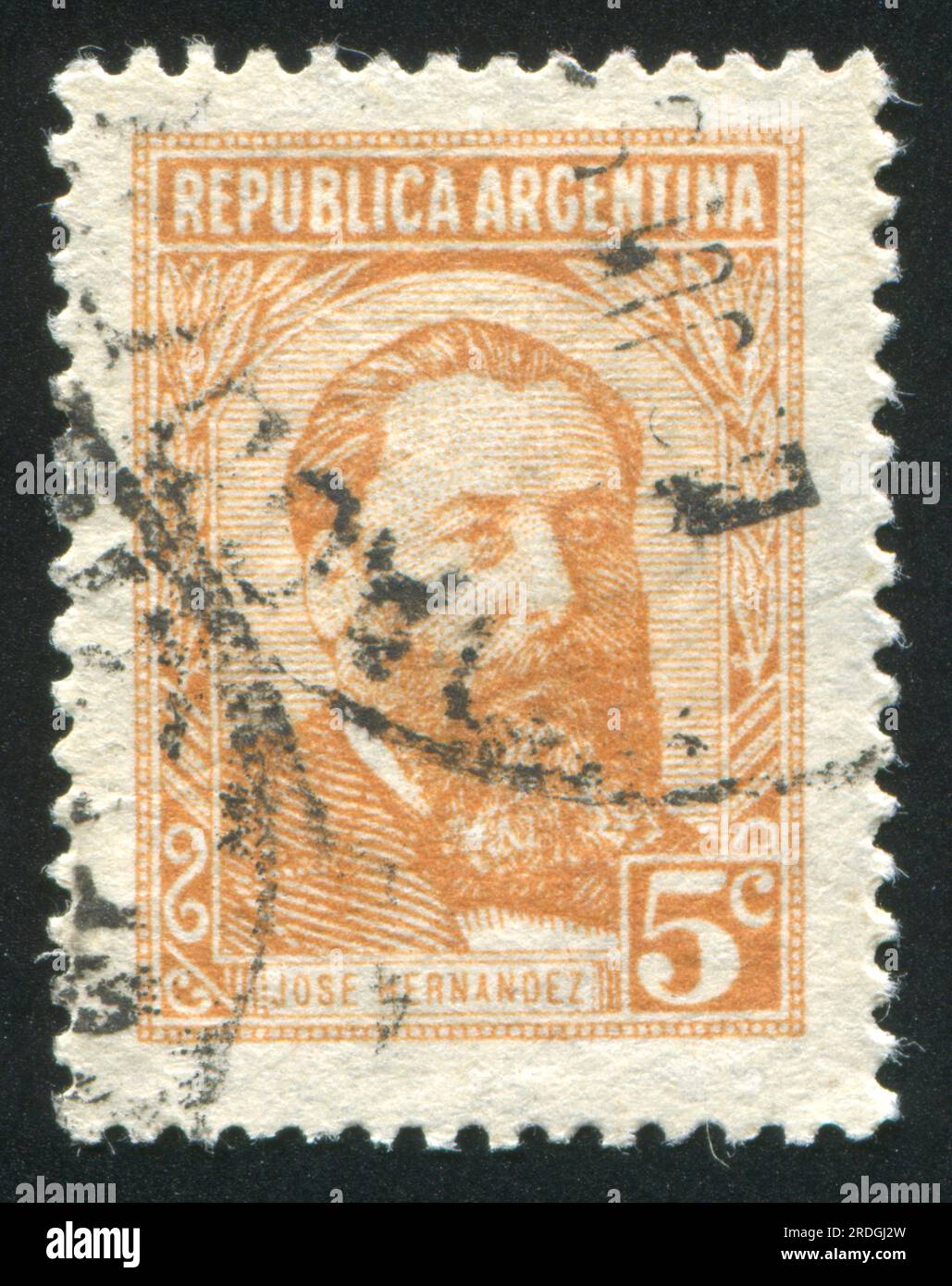 ARGENTINA - CIRCA 1962: stamp printed by Argentina, shows Jose ...