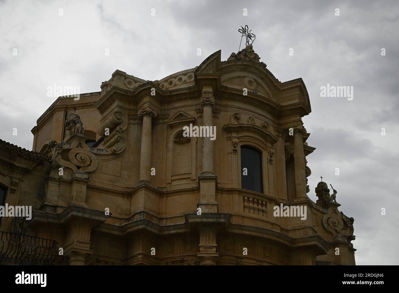 Scenic exterior view of the Baroque style Chiesa di San Domenico a ...