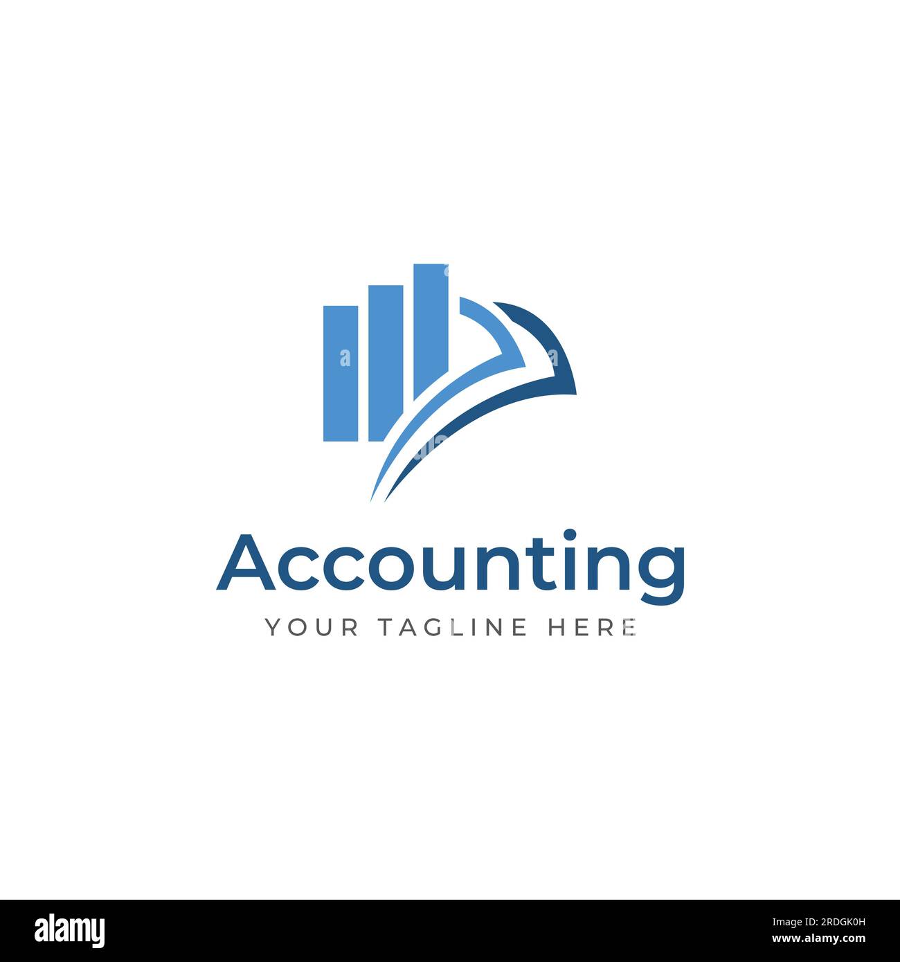 Financial accounting logo, with check mark for financial accounting ...