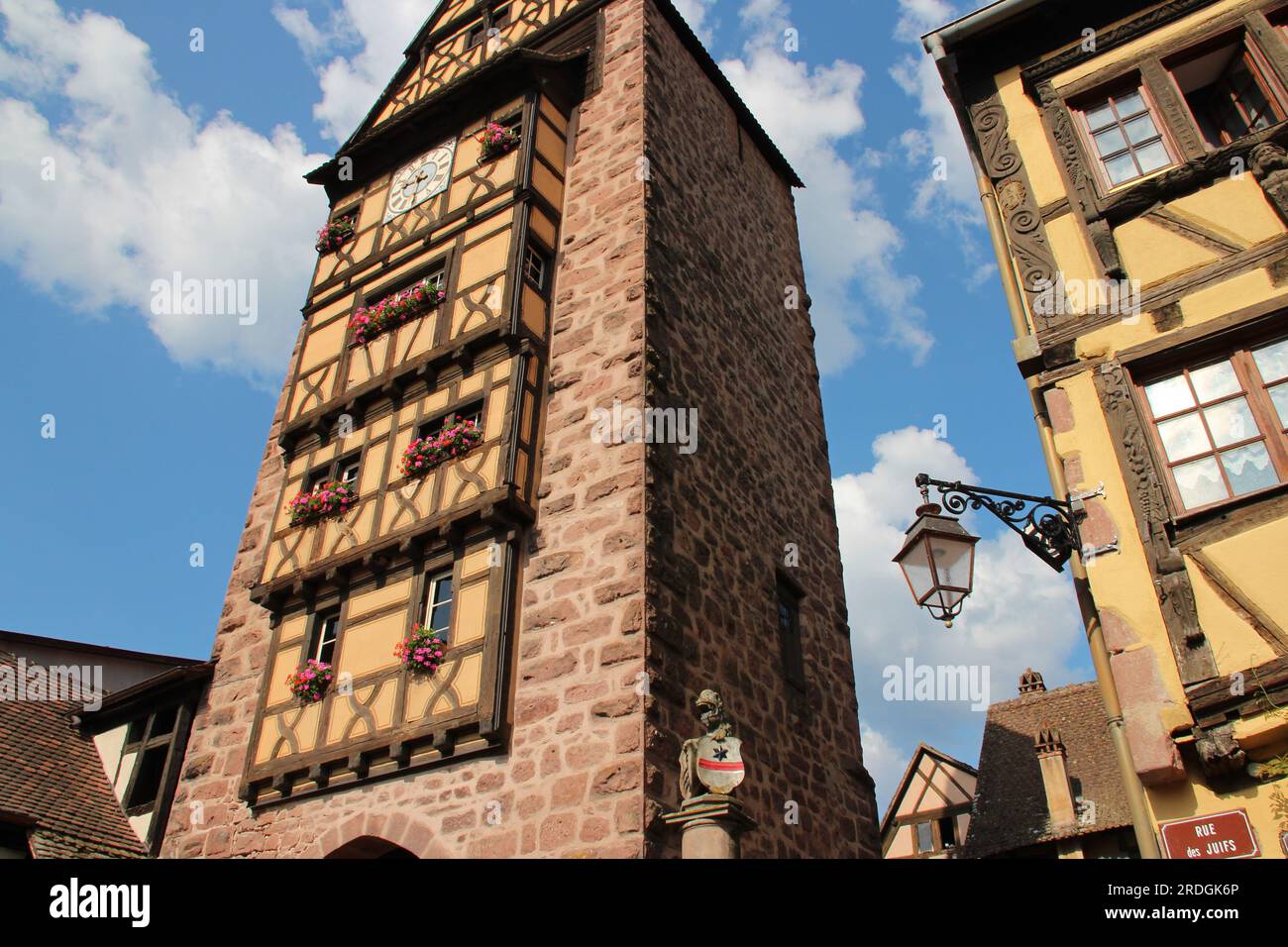 medieval tower (dolder) in riquewihr in alsace (france Stock Photo - Alamy