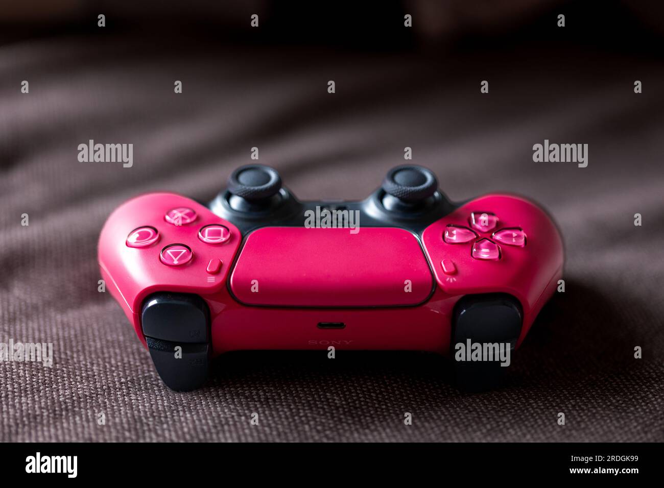 Brecht, Belgium - 14 july 2023: A front portrait of an cosmic red ...