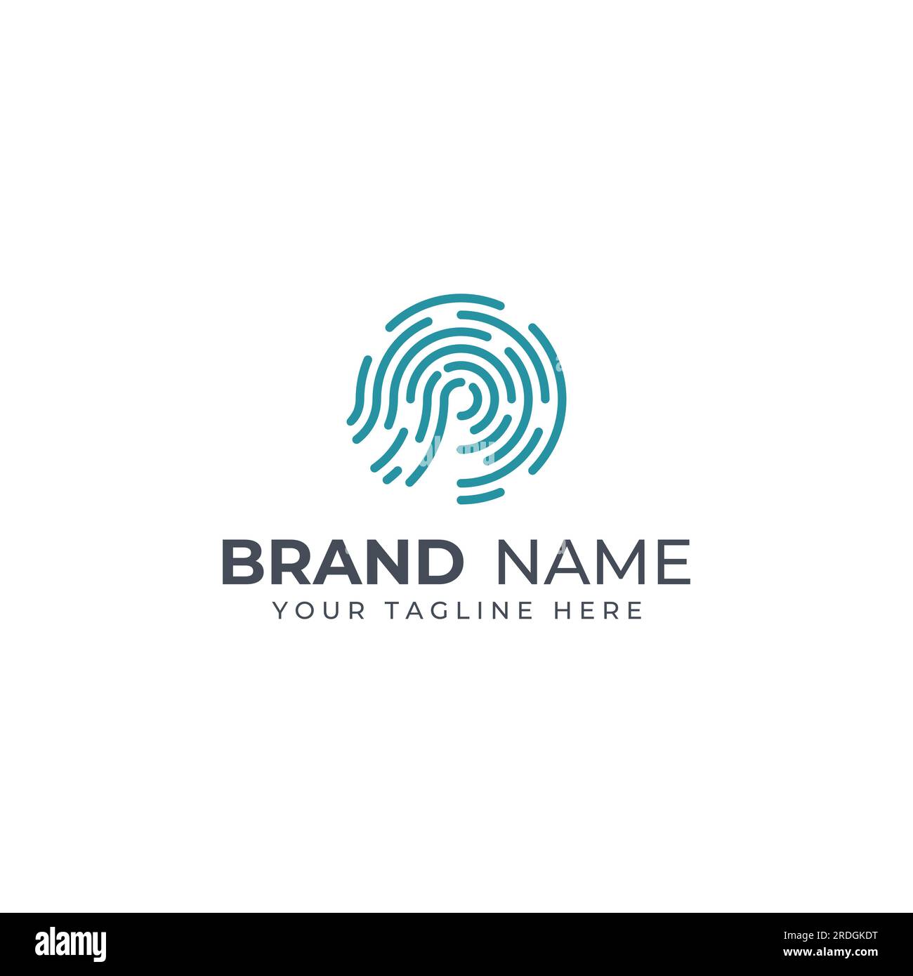 Fingerprint logo,fingerprint scan logo for business card identity ...