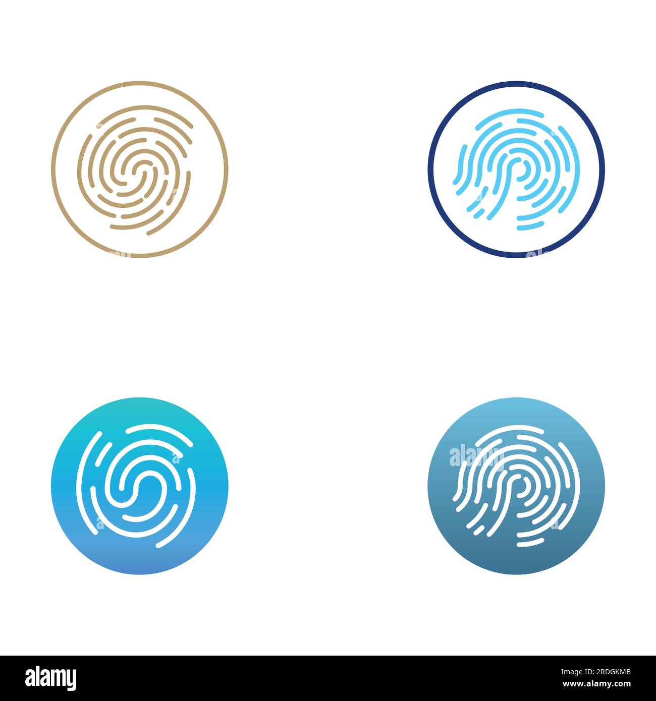 Fingerprint logo,fingerprint scan logo for business card identity ...