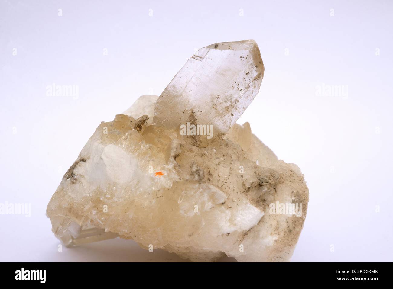 Gypsum crystal or selenite. Gypsum is a mineral composed of calcium ...