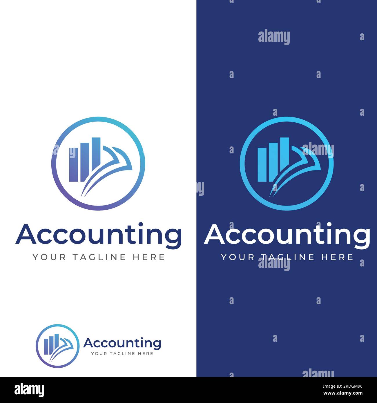 Financial accounting logo, with check mark for financial accounting ...