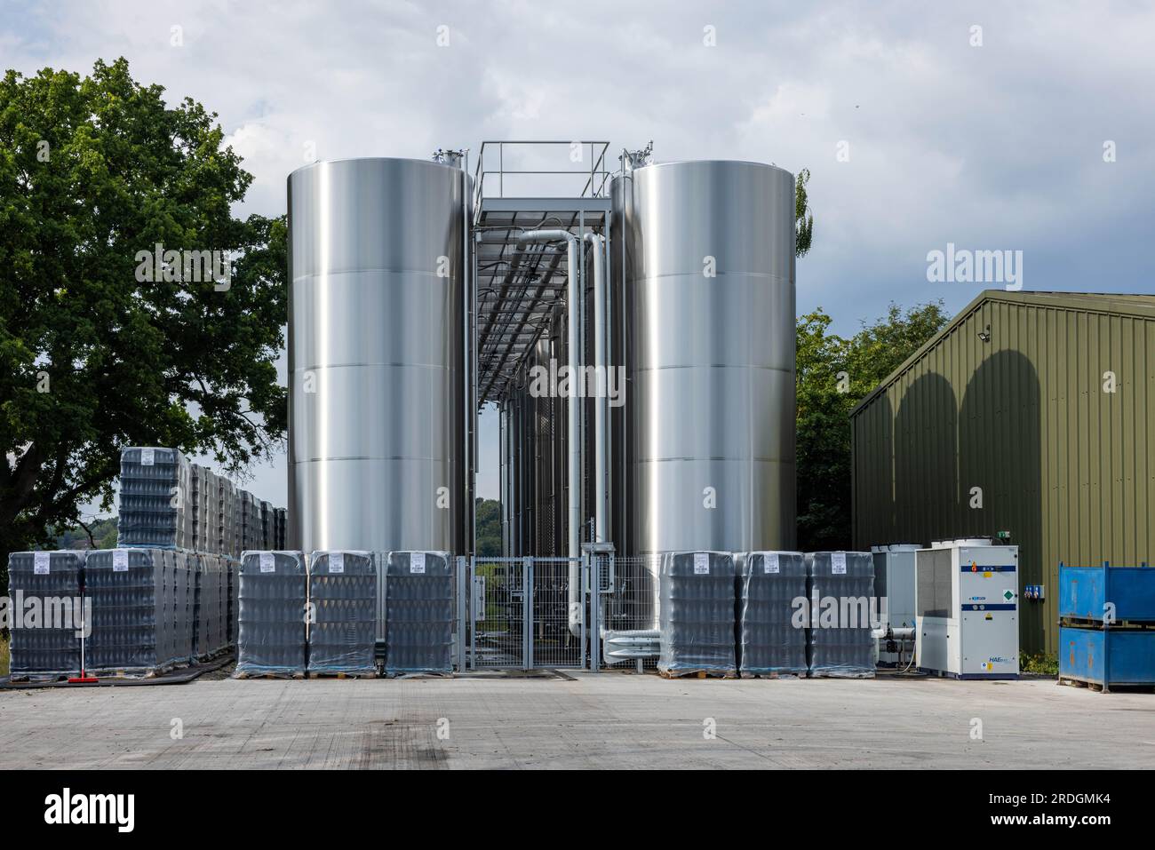 Wine storage vats Stock Photo - Alamy