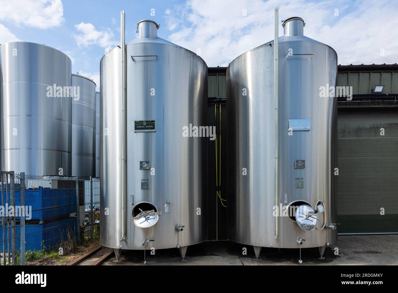 Wine storage vats Stock Photo - Alamy
