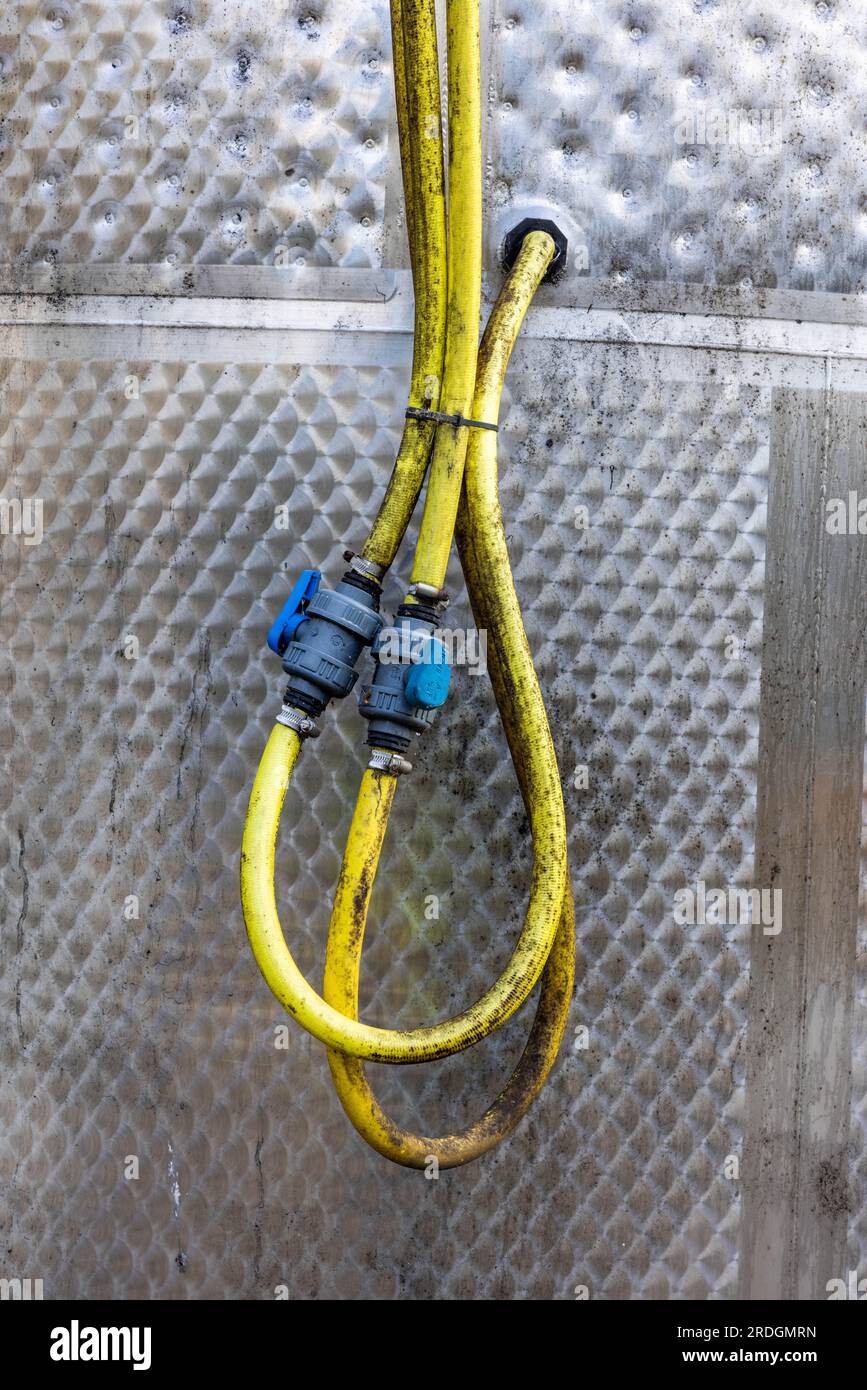Wine storage vats Stock Photo - Alamy