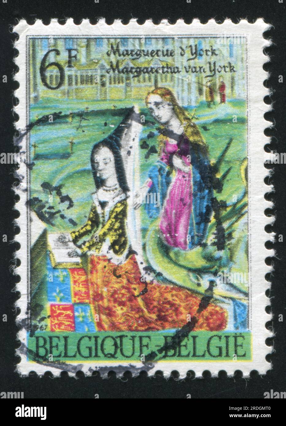 BELGIUM - CIRCA 1967: stamp printed by Belgium, shows Princess Margaret ...
