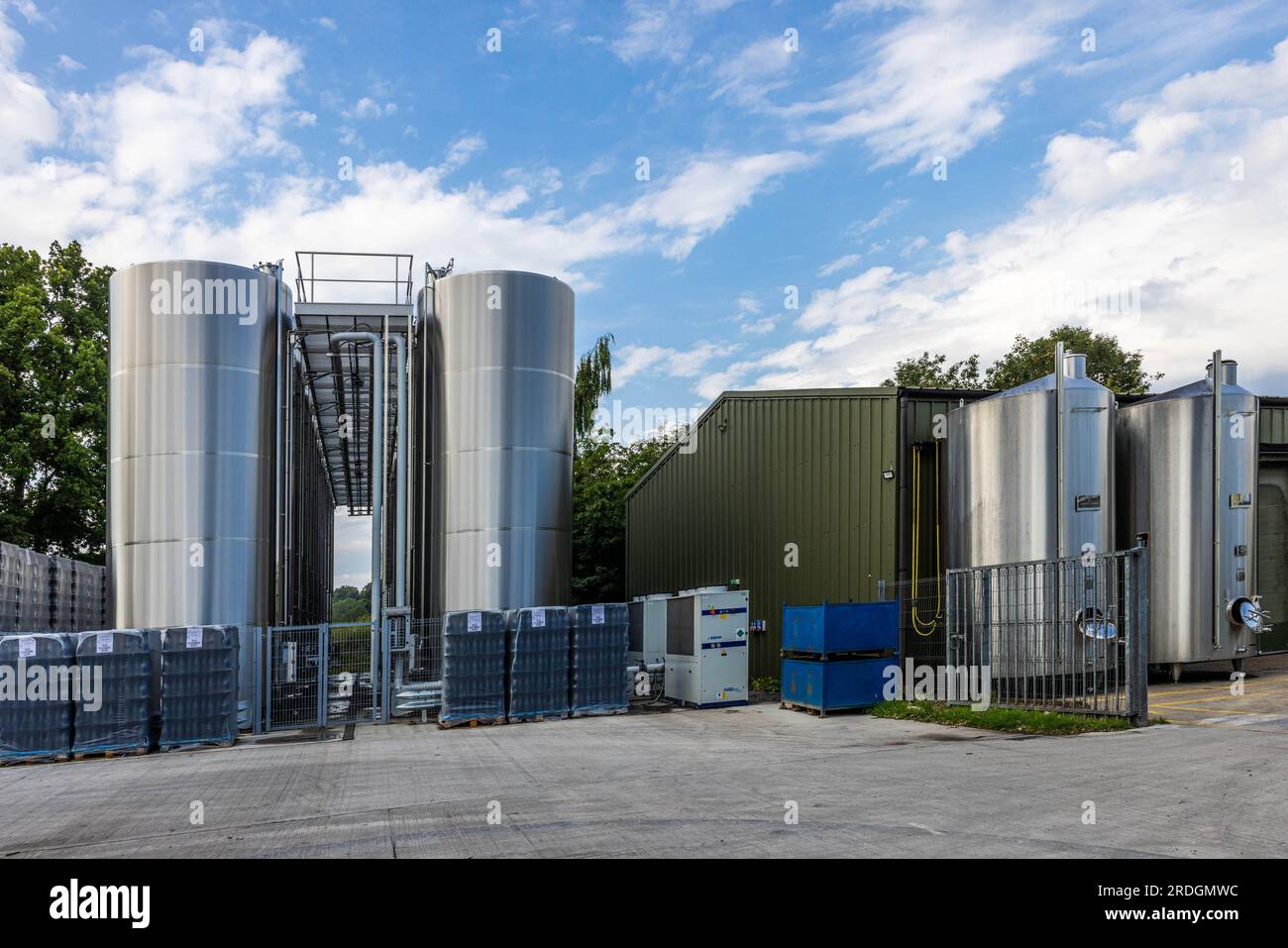 Wine storage vats Stock Photo - Alamy