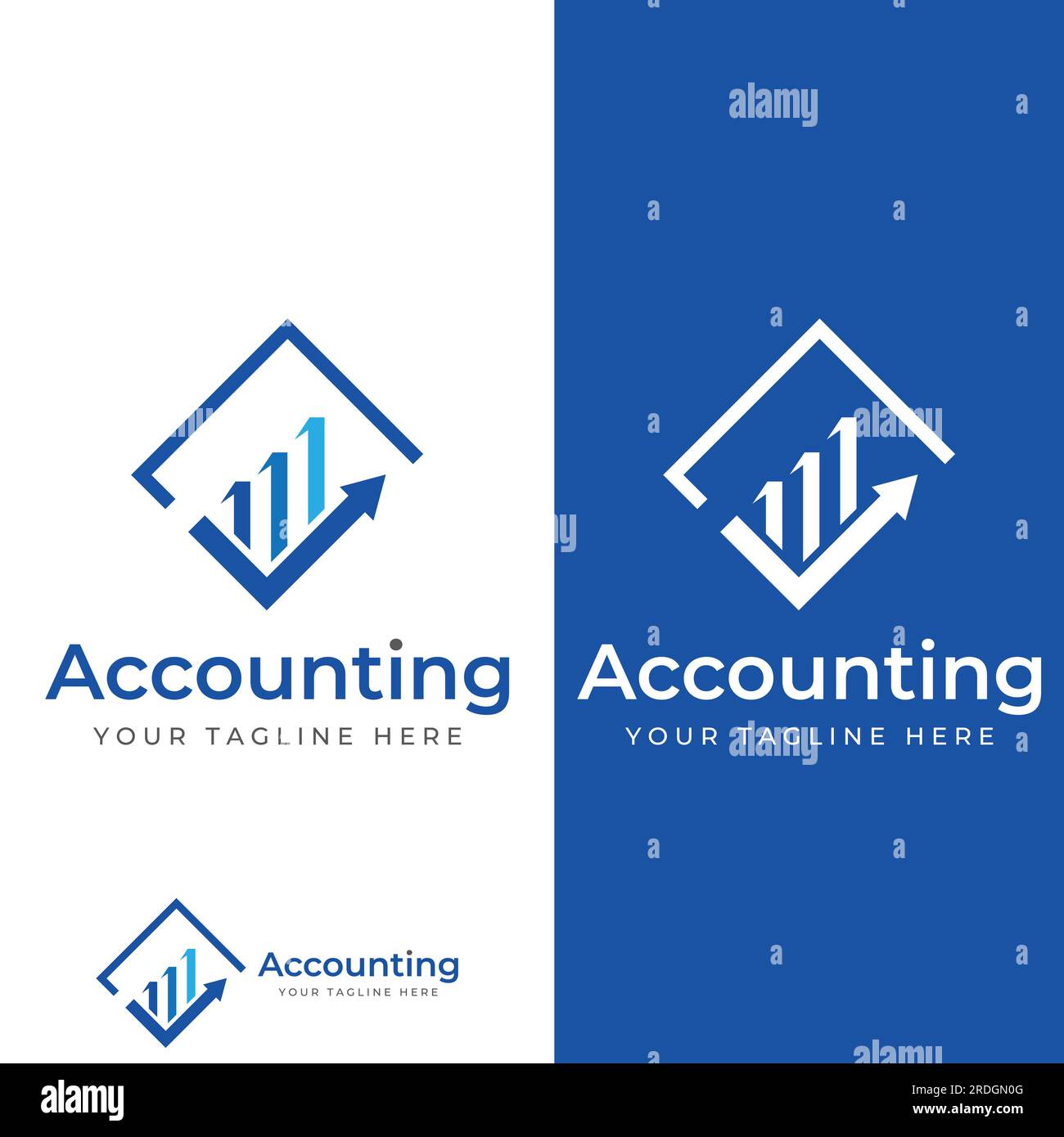 Financial accounting logo, with check mark for financial accounting ...