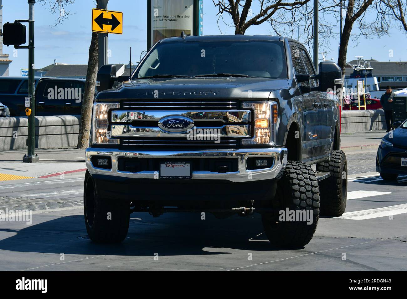 Ford Super Duty pickup car, San Francisco, California, USA, North ...