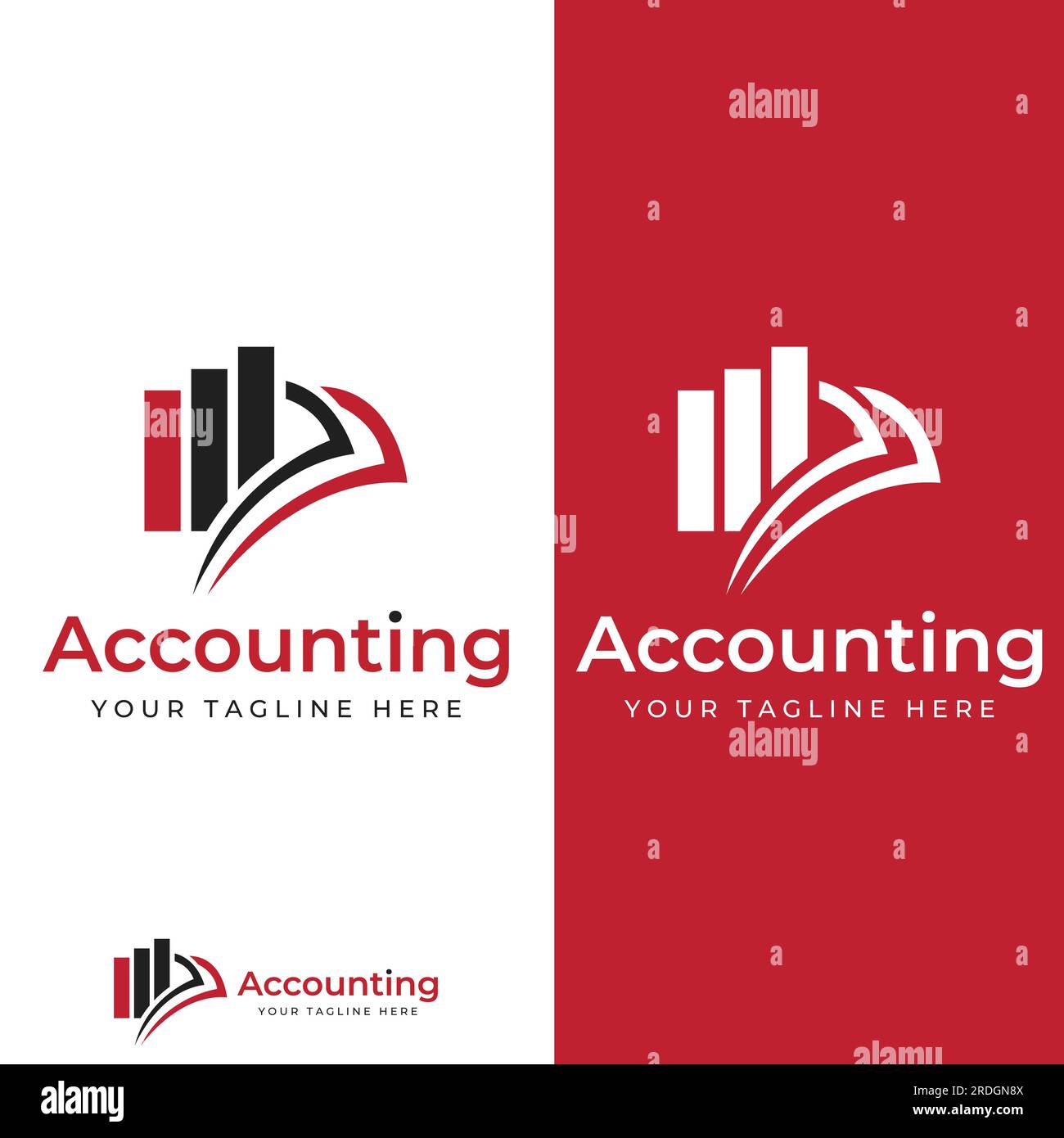 Financial accounting logo, with check mark for financial accounting ...