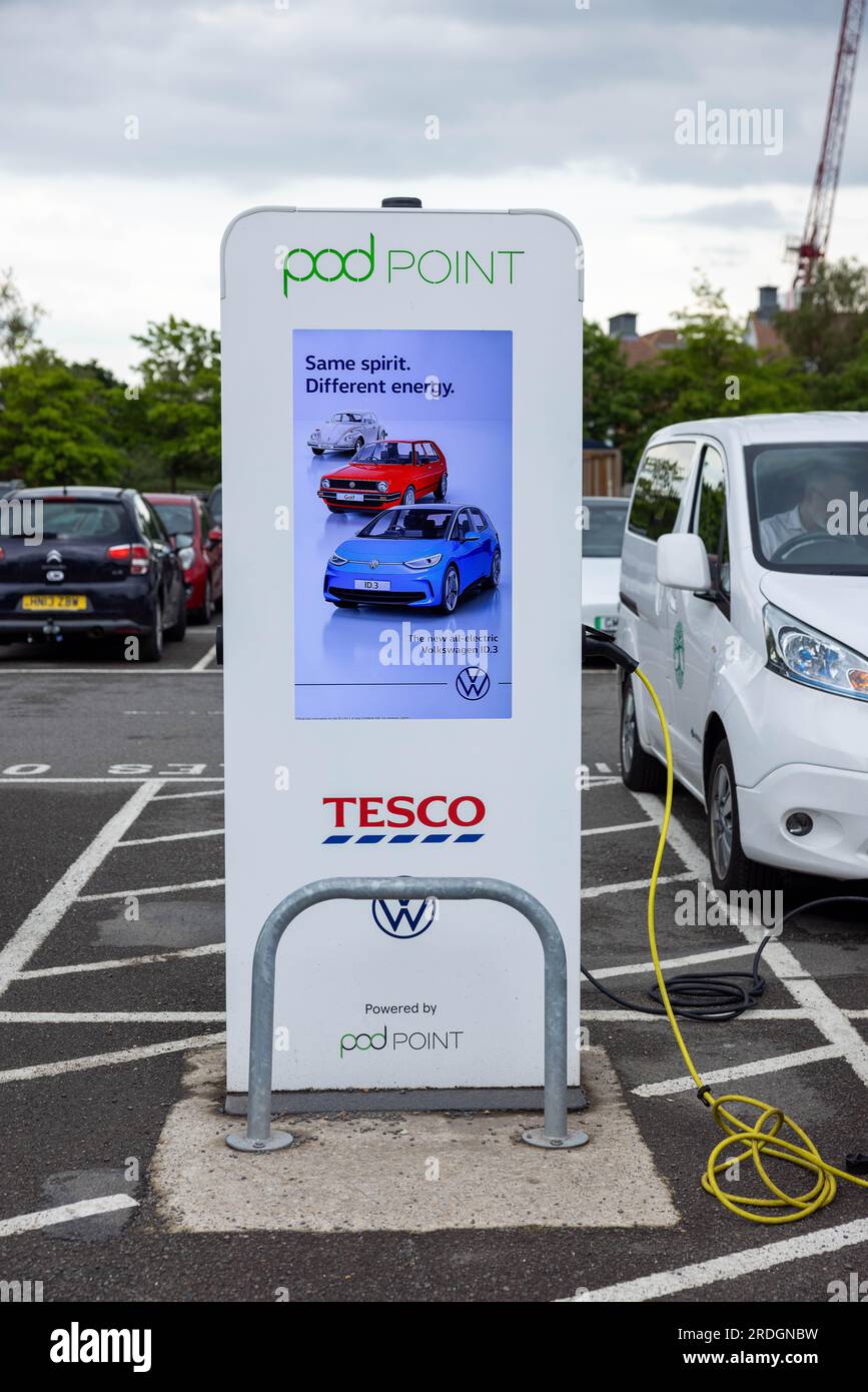 Car recharge station Stock Photo - Alamy