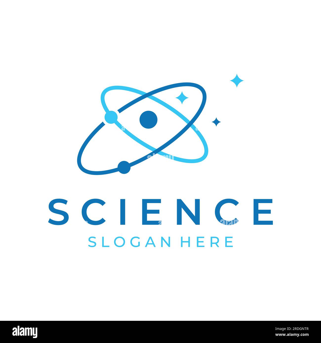 Modern science particle or molecule element logo. Logo for science,atom ...