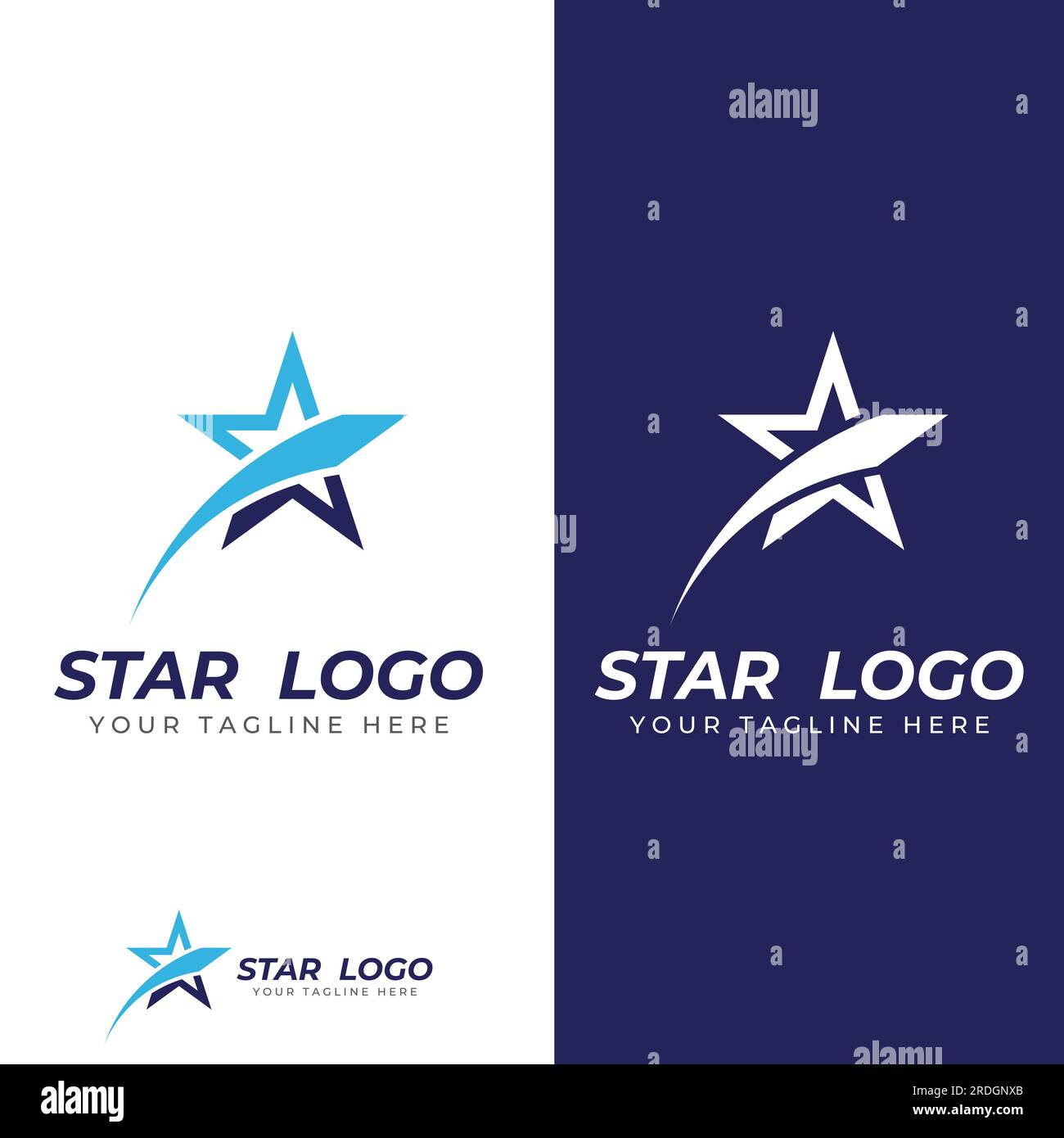 Star logo.Star logo for business and company.With modern illustration ...