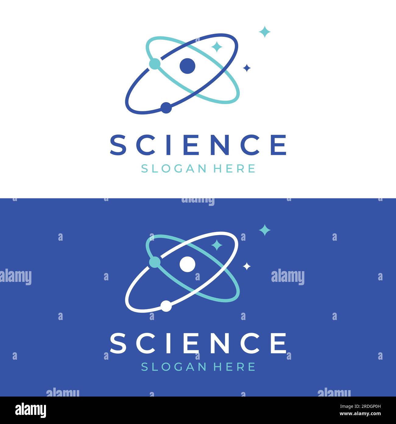 Modern science particle or molecule element logo. Logo for science,atom ...