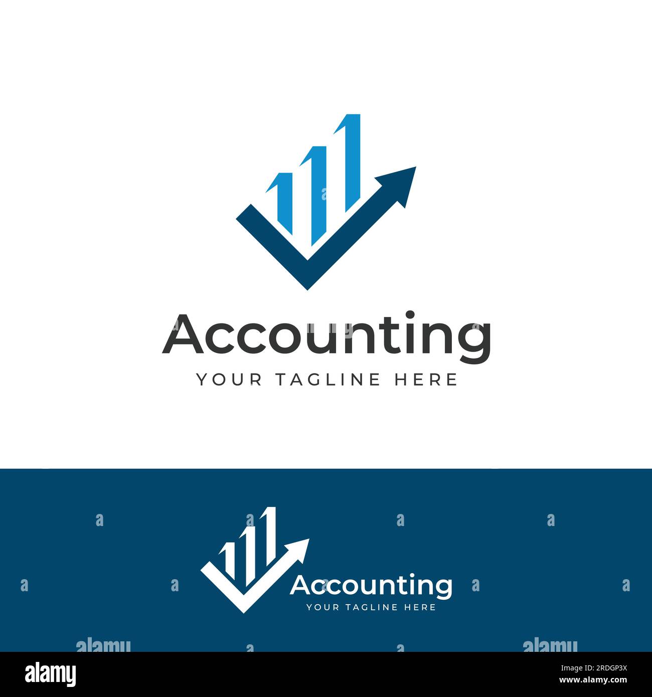 Financial accounting logo, with check mark for financial accounting ...