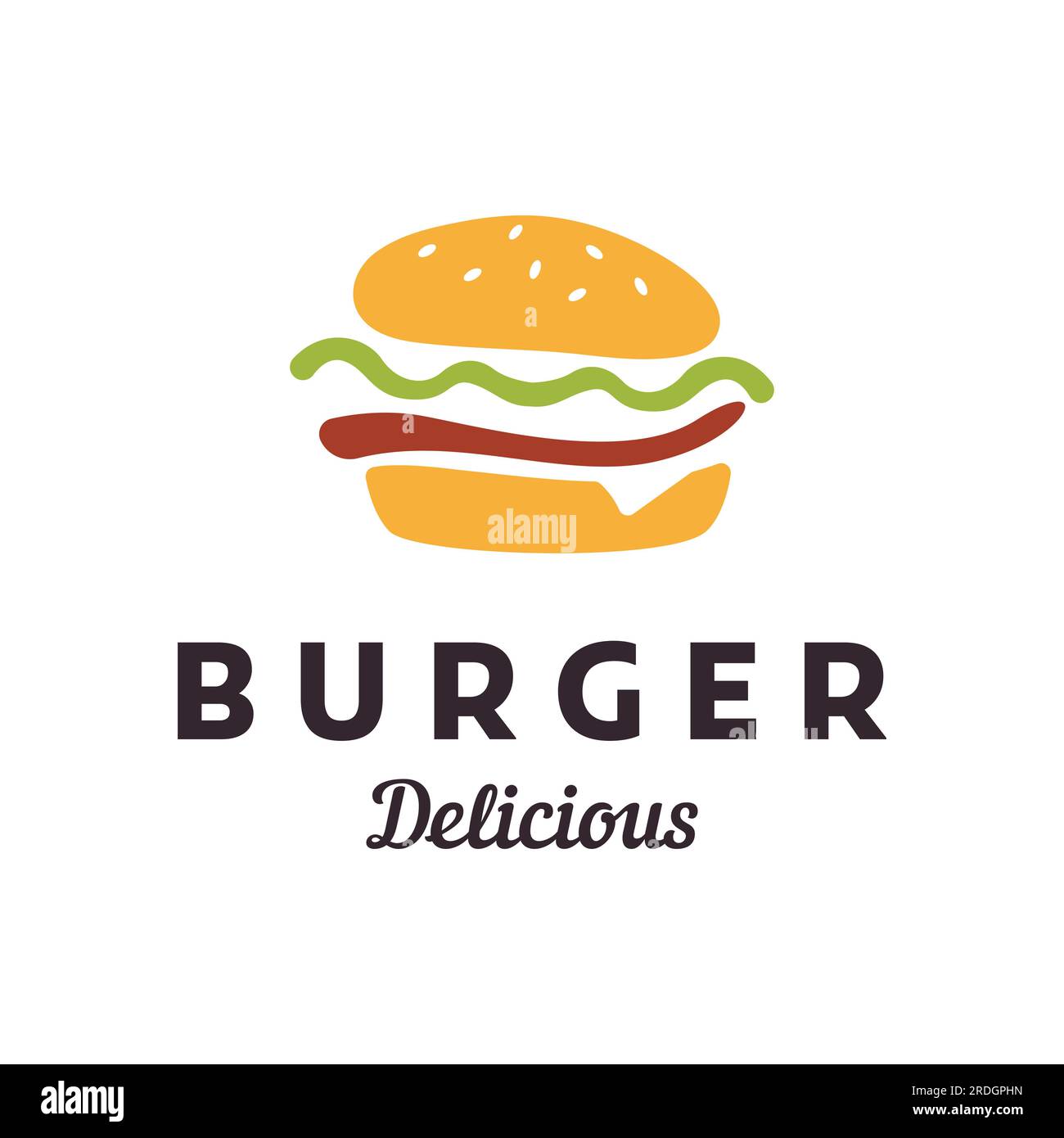 Burger logo,restaurant emblem,cafe,burger label and factory.Fast food ...