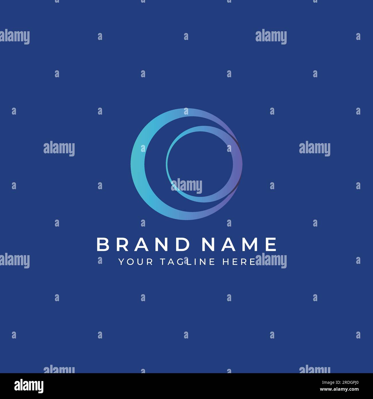 Abstract circle logo elements, circle lines, minimalist circles, creative ideas circles and ...