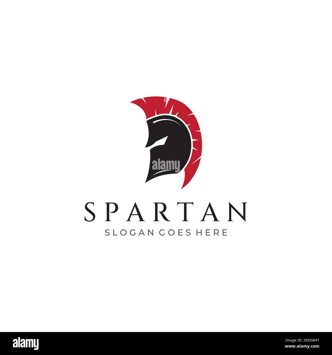 Strong and brave spartan or spartan war warrior helmet logo.Designed ...
