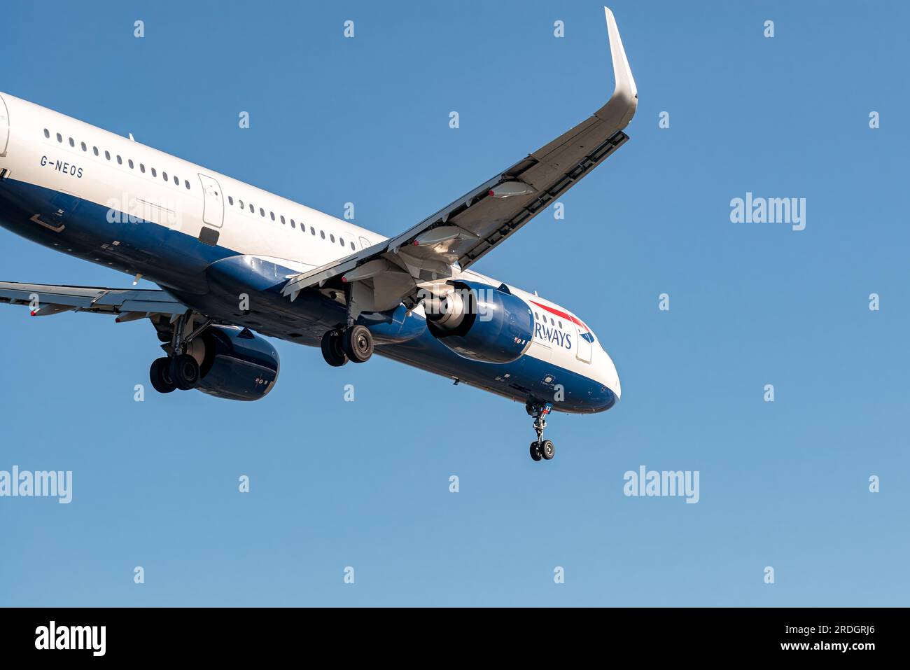 Larnaca, Cyprus - July 17, 2022: Airbus A321-251NX (Reg.: G-NEOS) of ...