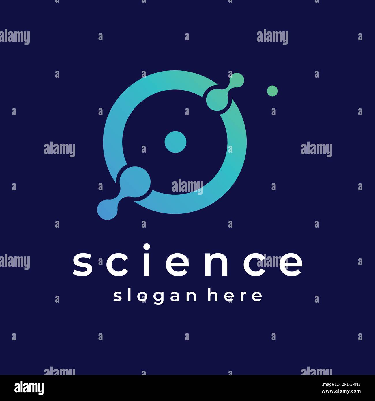 Modern science particle or molecule element logo. Logo for science,atom ...