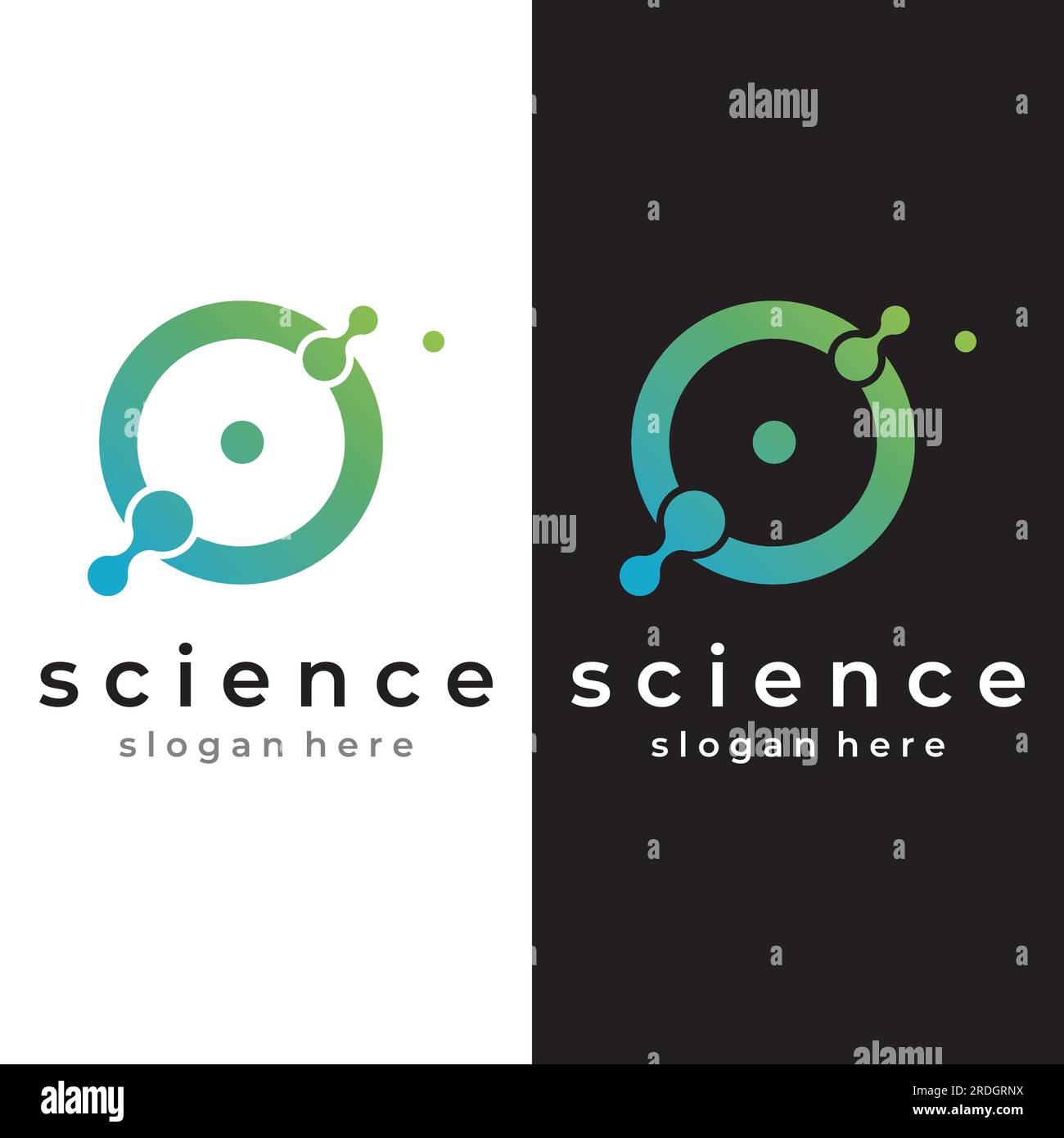 Modern science particle or molecule element logo. Logo for science,atom ...