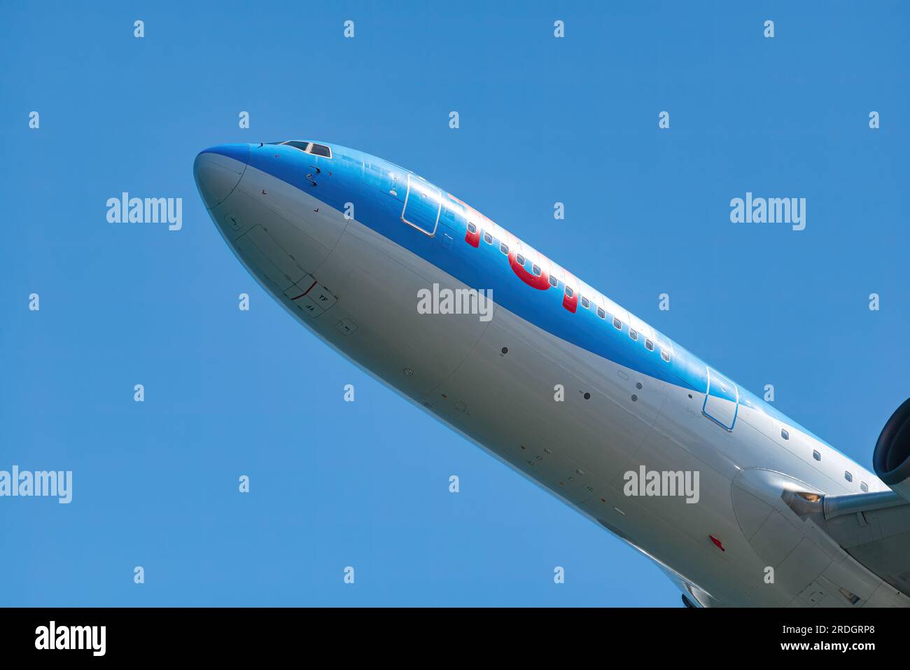 Larnaca, Cyprus - July 16, 2023: Boeing 737-8K5 (Reg.: OM-GTJ) of TUI ...
