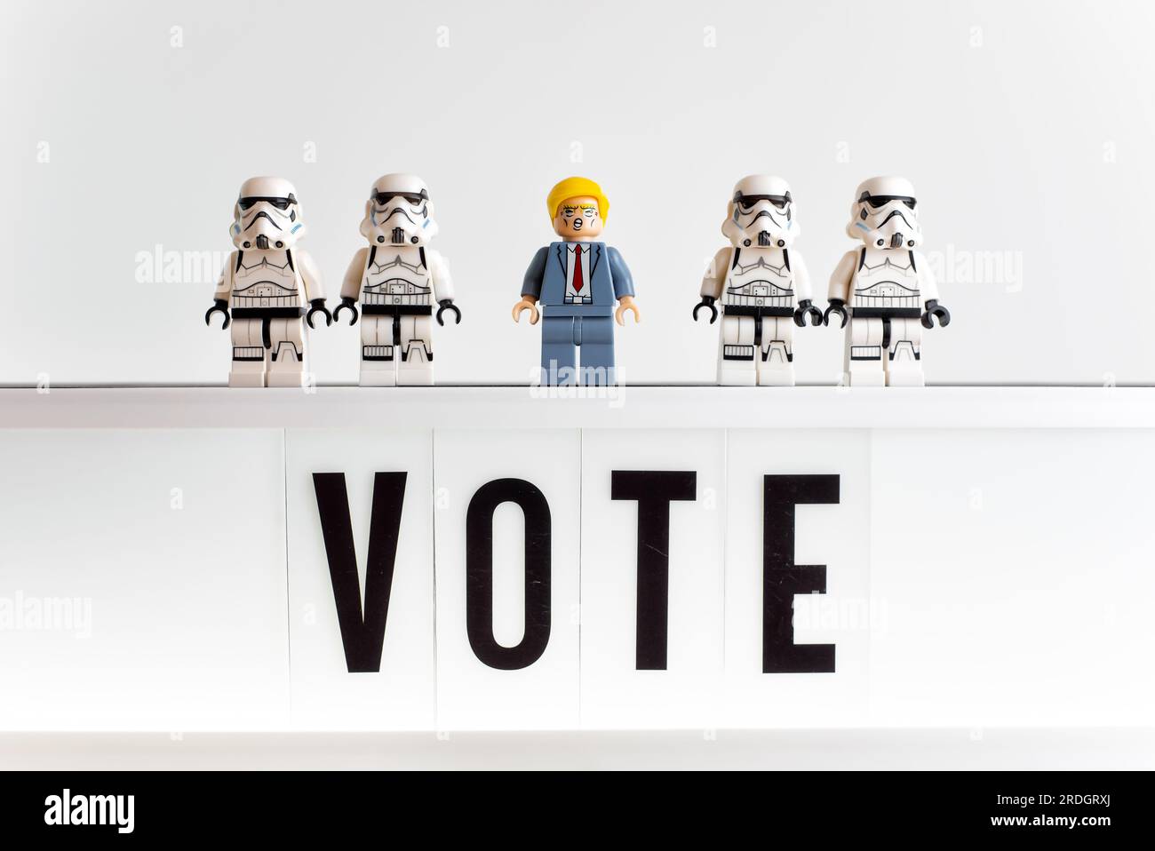 Donald trump 2023 rally hi-res stock photography and images - Alamy