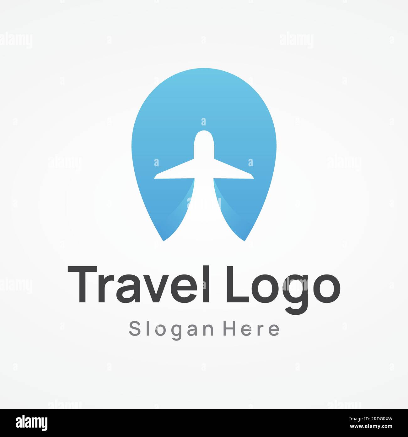 Ticket travel agency logo Cut Out Stock Images & Pictures - Alamy