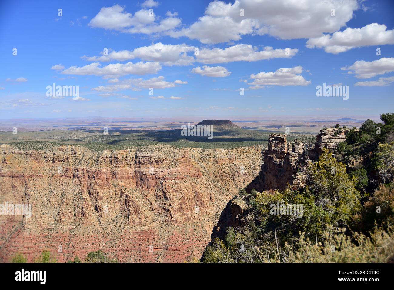 View of Cedar Mountain - Grand Canyon National Park in Arizona, USA ...