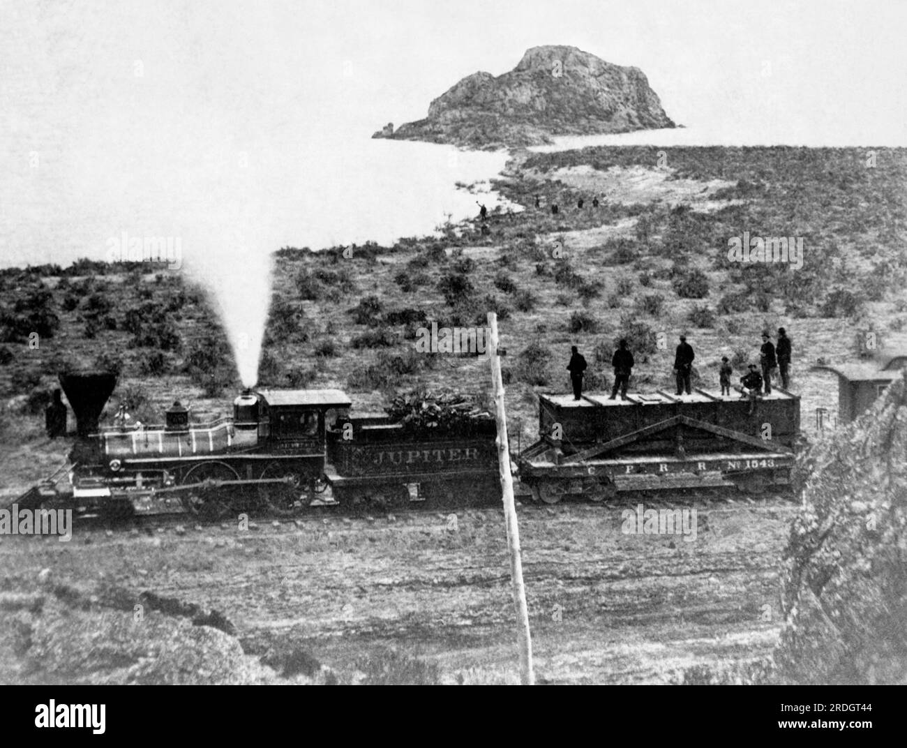 Transcontinental railroad america hi-res stock photography and images ...