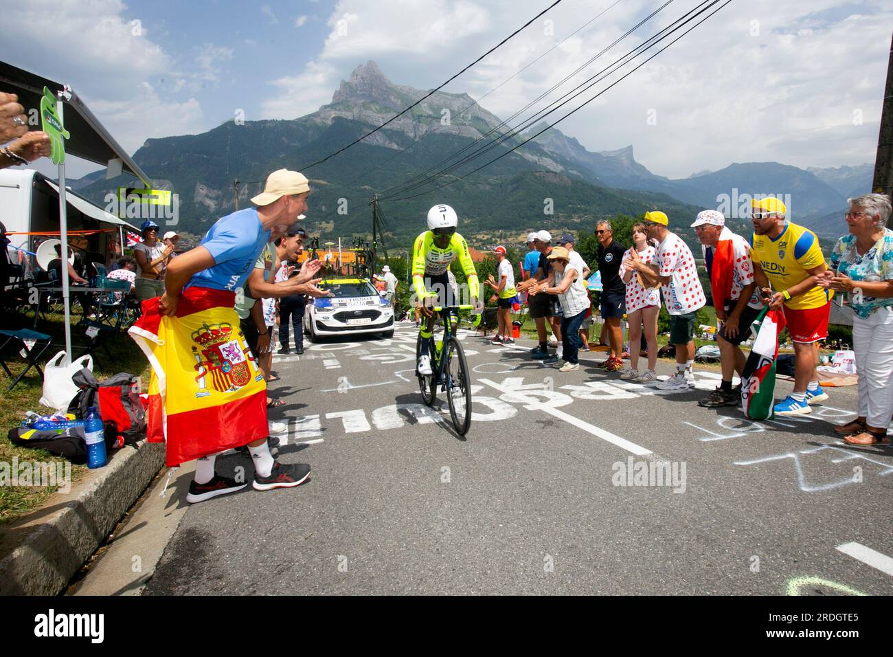 Domancy, France 18th July 2023: BINIAM GIRMAY (INTERMARCHÉ - CIRCUS ...